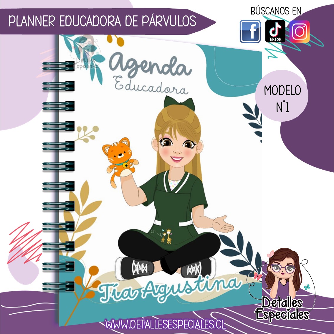 Agenda Educadora de Párvulos - Detalles Especiales