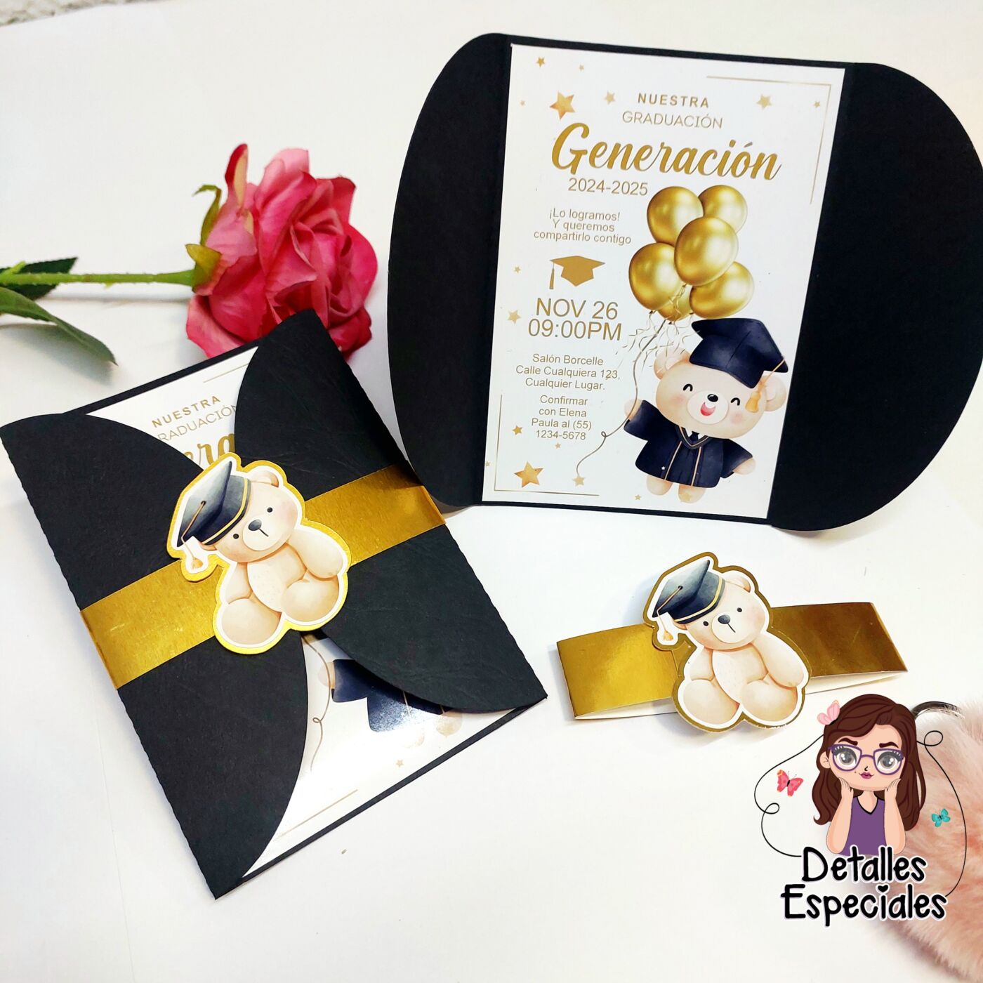 Invitación Graduación G-006 - Detalles Especiales